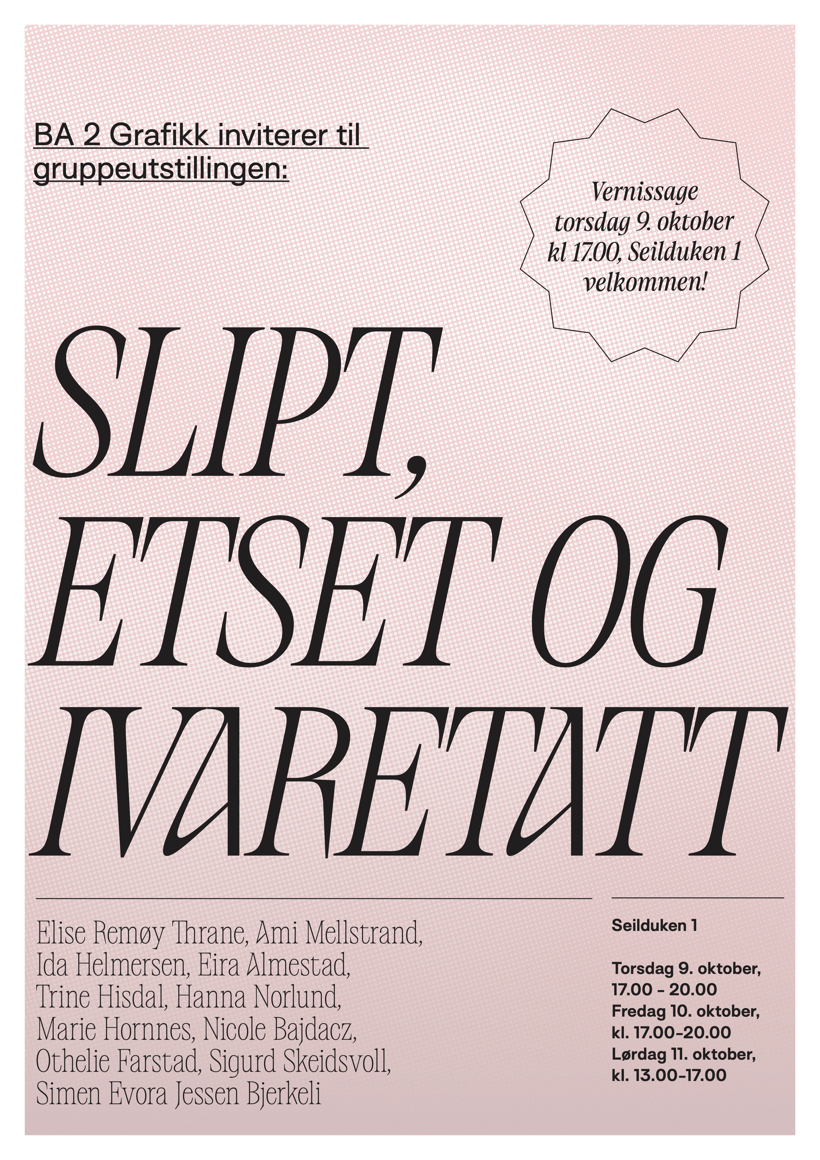 Slipt, etset og ivaretatt - Oslo National Academy of the Arts